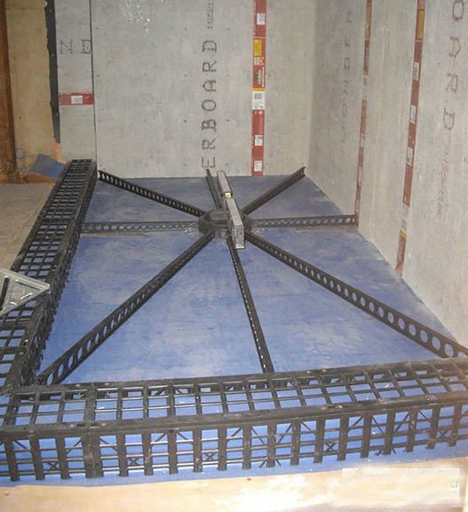 Bathtub Center Drain Kit -Floor Slope Quick Pre Pitch 2 Kirb Weep Ring ...