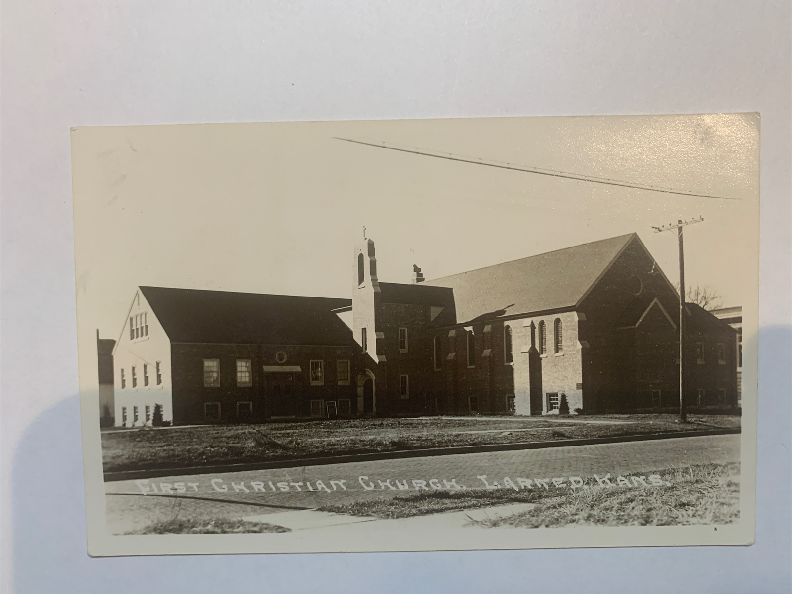 Vintage Postcard - First Christian Church, Larned, Kansas | eBay