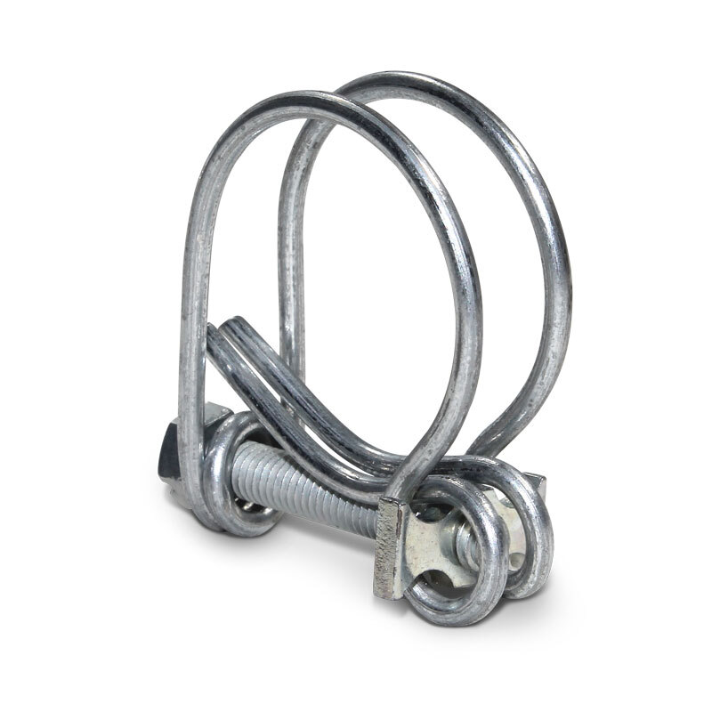 DOUBLE WIRE HOSE CLIPS POND PIPE SCREW TIGHT KOI FISH FITTING FILTER ...