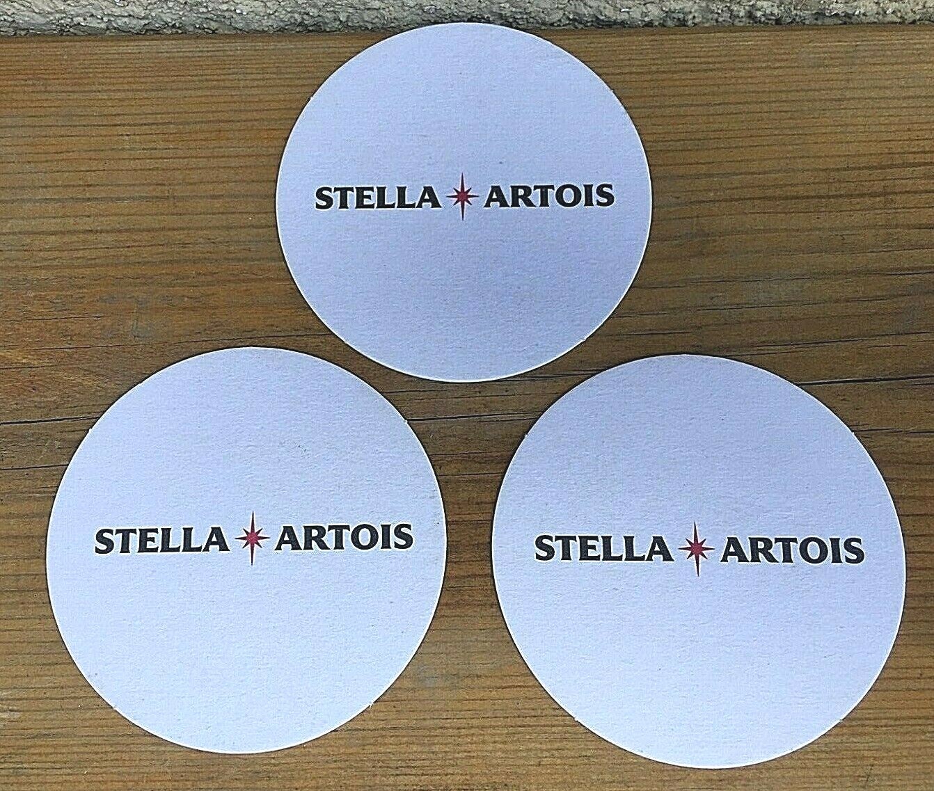 LOT 3 COASTER STELLA ARTOIS BELGIUM BEER UNUSED COLLECTION | eBay