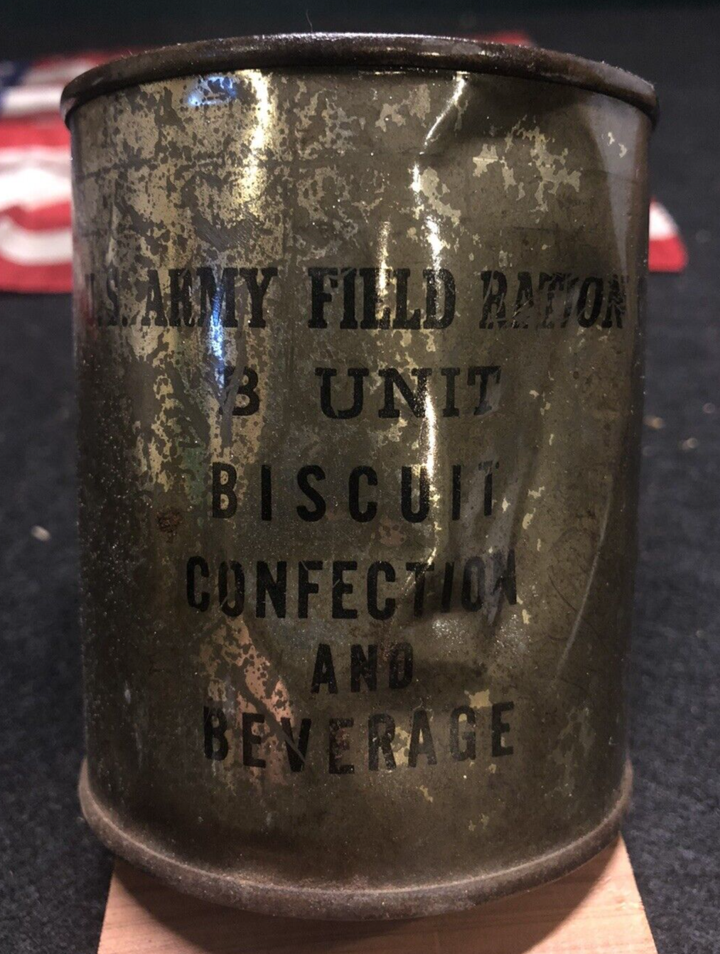 11 42 US Army Field Ration C B Unit BISCUIT CONFECTION AND BEVERAGE GW ...