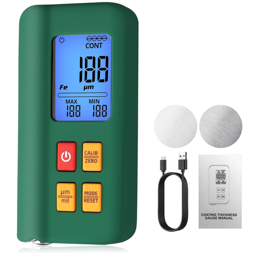 Car Paint Thickness Meter,Digital Coating Thickness Gauge Rechargeable ...