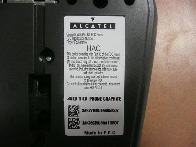 Alcatel-Lucent Easy Reflex 4010 8 Button Digital Telephone with Display ...