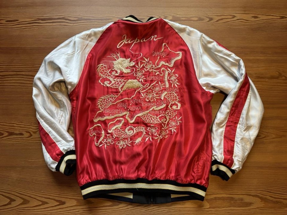 Tailor Toyo Sukajan Dragon Head Japan Map Size L Other Company M | eBay