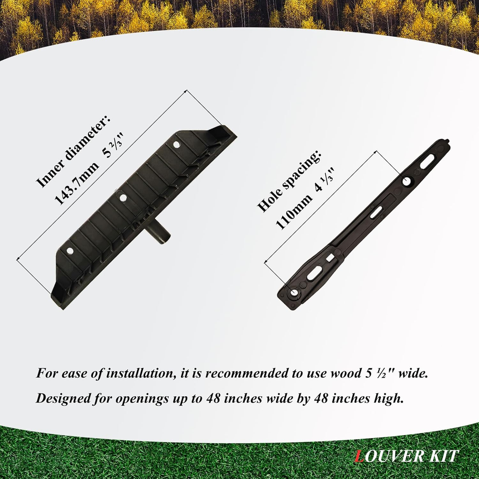 Louver Bracket Kit, Deck Sunblind System, Shutters Hardware System for ...