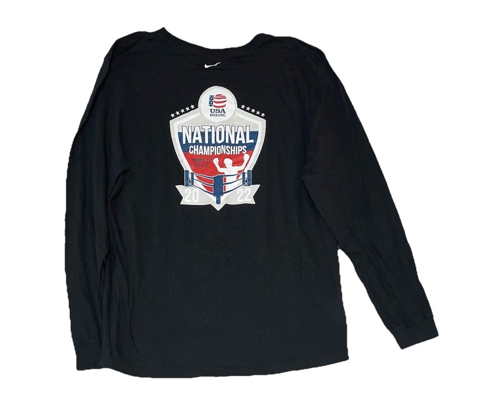 Nike US Boxing Championship Lubbock TX 22 Dri-FIT Long Sleeve Shirt ...