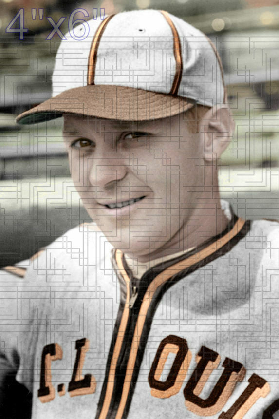Alan Strange - 1940 St. Louis Browns - choose a style - colorized print ...