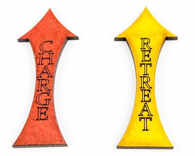 WarGame MDF Action Tokens Pack of 12 -Wargaming, Bolt Action, Warlord ...