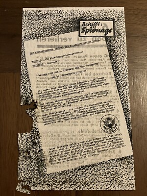 RARE ALLIED AIR DROP PROPAGANDA WW2 LEAFLET TO GERMAN ARMY- ESPIONAGE ...