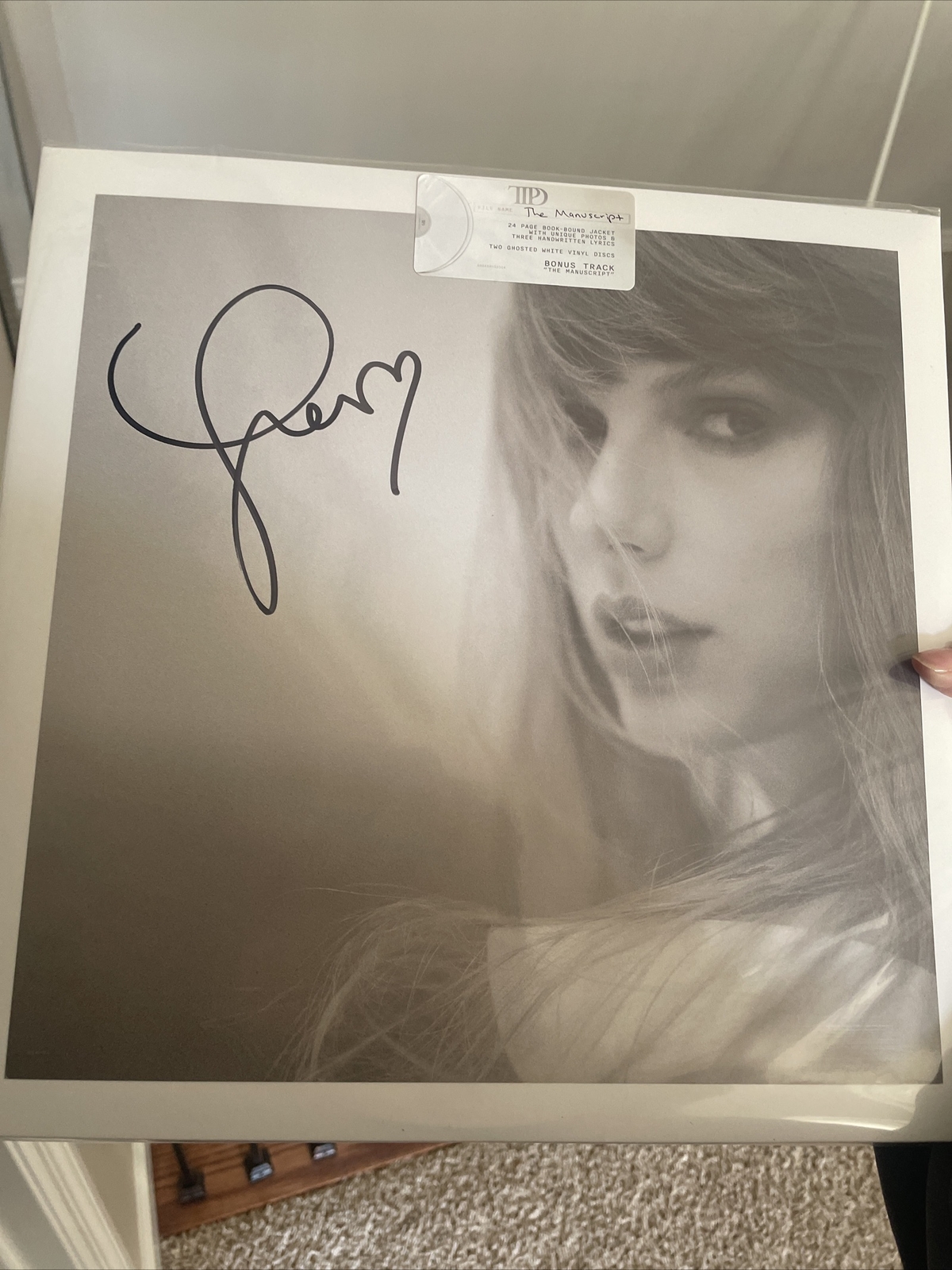 taylor swift signed vinyl TTPD | eBay