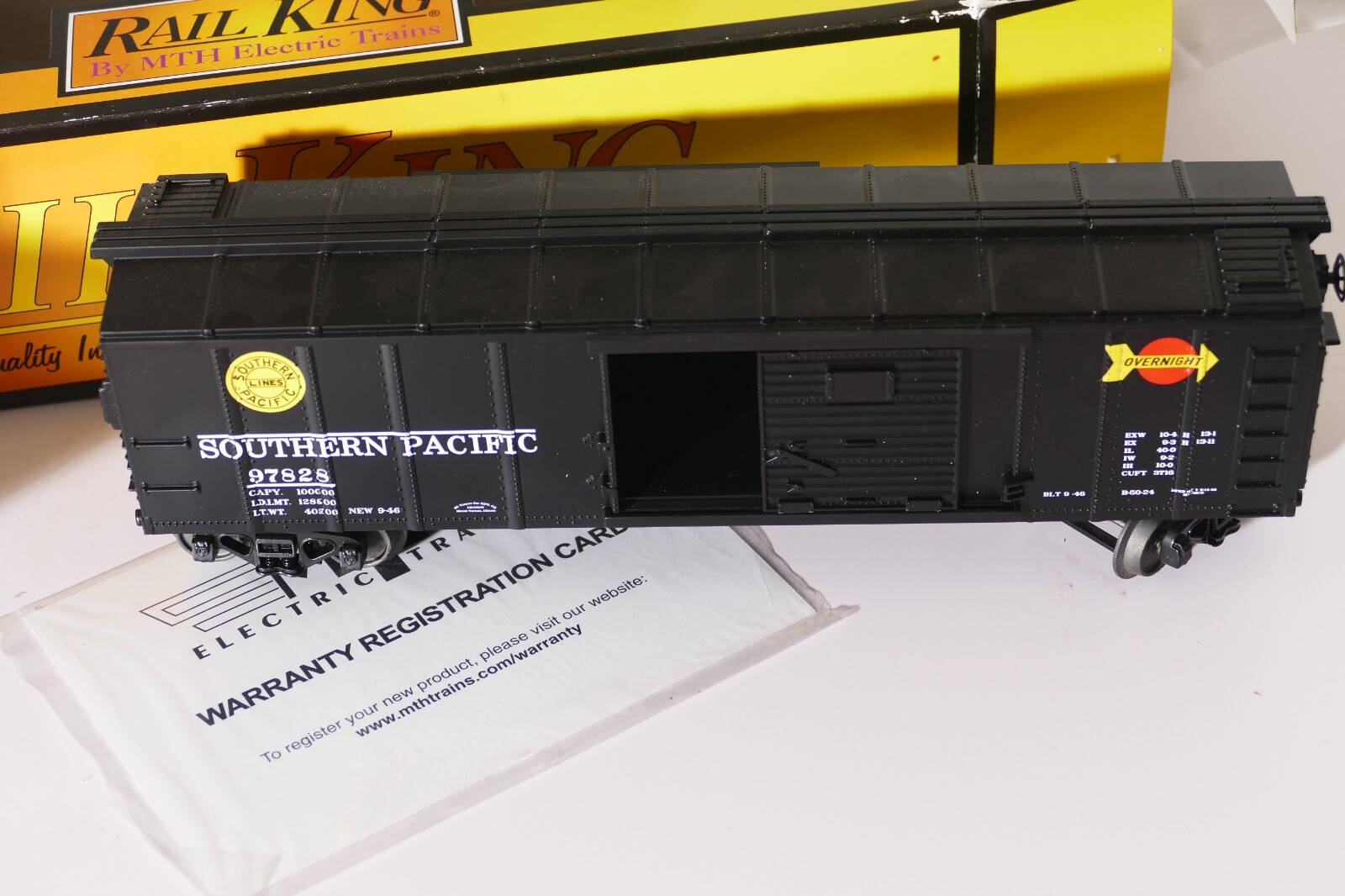 MTH 30-1650B,30-1650D Box Cars from MTH Set 30-1650 Southern Pacific 2 ...