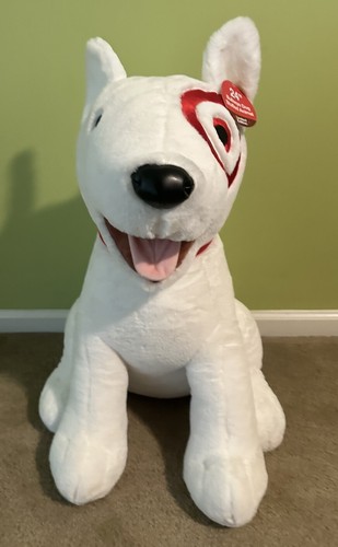 Target 2024 Holiday Limited Edition 24" HUGE Bullseye Dog Stuffed ...