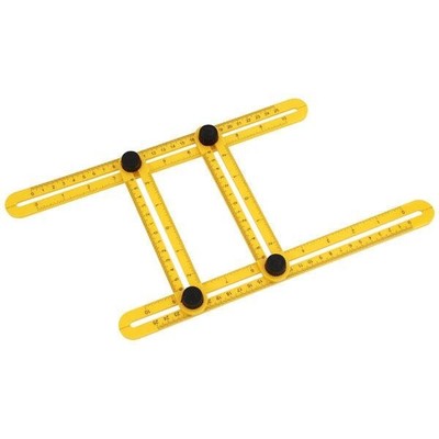 Four Sided Ruler Angle Finder Slide Mechanism Template Rule Tool ...
