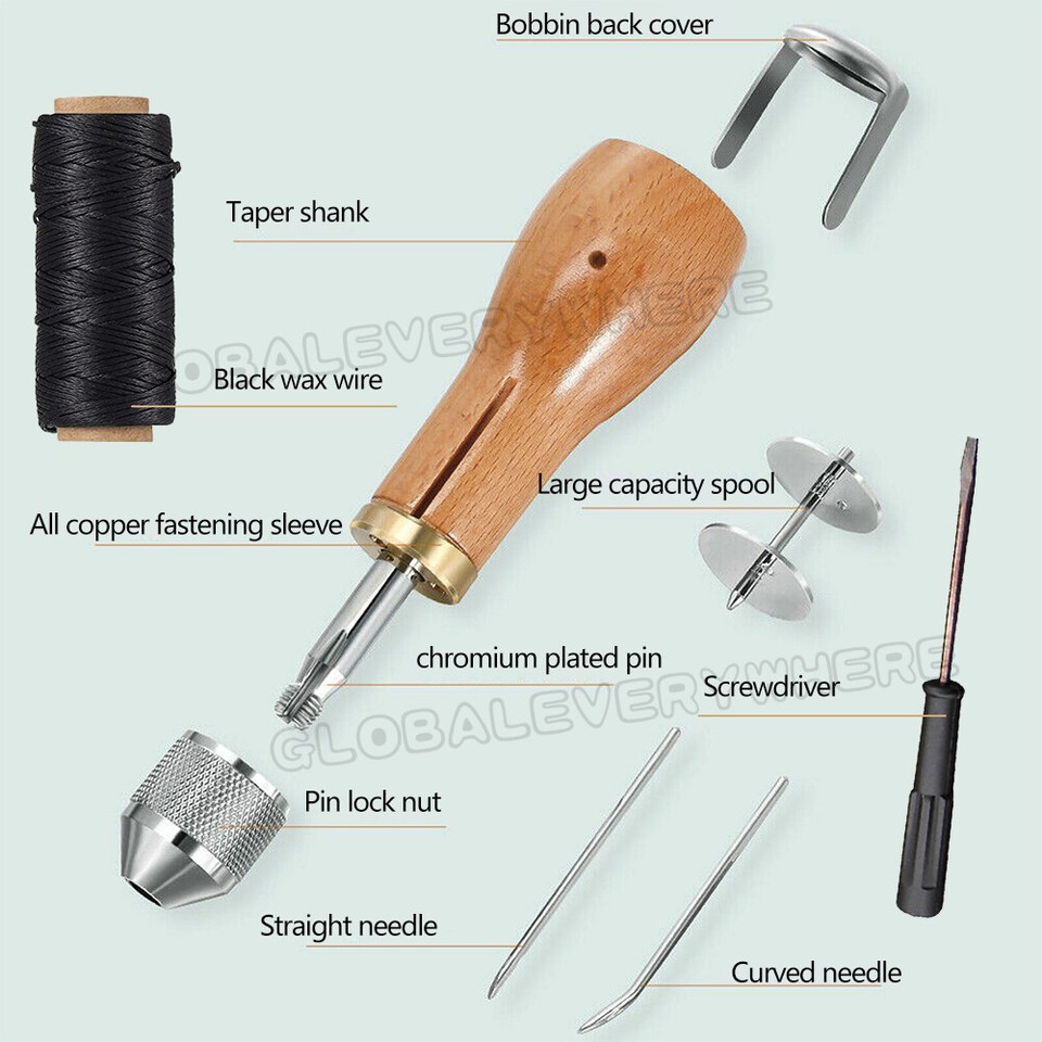 Sewing Awl Needle Tool Kit Stiching Speedy Stitcher for Leather Sail ...
