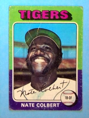 1975 Topps Baseball Card #599 Nate Colbert | eBay