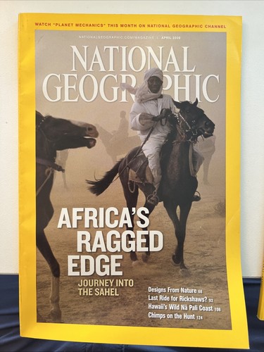 National Geographic Magazine - April 2008 - Africa's Ragged Edge | eBay