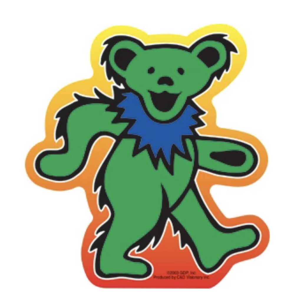 Grateful Dead Official Dancing Bear Sticker G018S | eBay