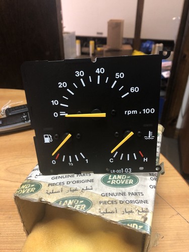 Tachometer Fuel/Temperature Gauge Classic part, Land Rover Discovery 1 ...