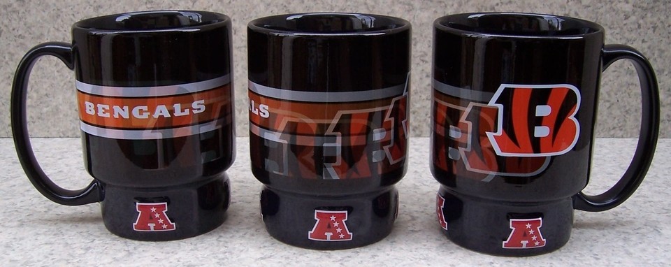 Coffee Mug Sports NFL Cincinnati Bengals NEW 16 ounce cup with gift box ...