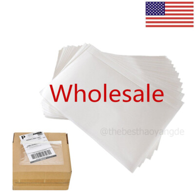 50-1000 Clear Adhesive Packing List Shipping Label Envelopes Pouches 7. ...