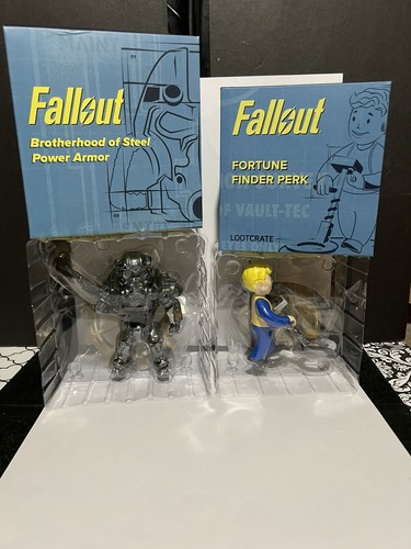 Fallout Brotherhood of Steel Power Armor Fortune Finder Perk Figures ...