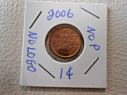 2006 1 CENT PENNY NO P NO LOGO NON MAGNETIC FINE COIN COLOUR | eBay
