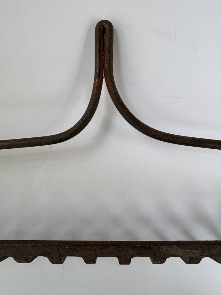 Yard Rake Head 16 Tine Farm Decor Cast Iron Metal 16" Length Garden ...