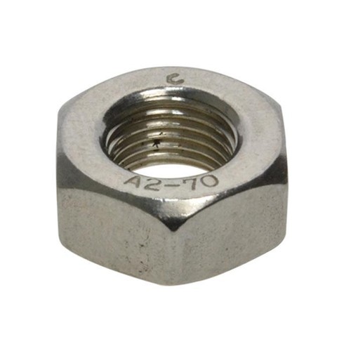 Hex Standard Nut M14 (14mm) x 1.50mm Pitch Metric Fine Stainless G304 ...
