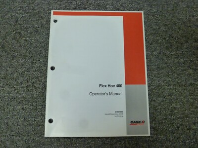 Case IH Flex Hoe 400 Air Drill Owner Operator Maintenance Manual RAC ...