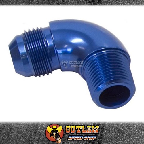 AEROFLOW 90° 3/4" TO -12AN FULL FLOW ADAPTOR - BLUE - AF522-12 | eBay