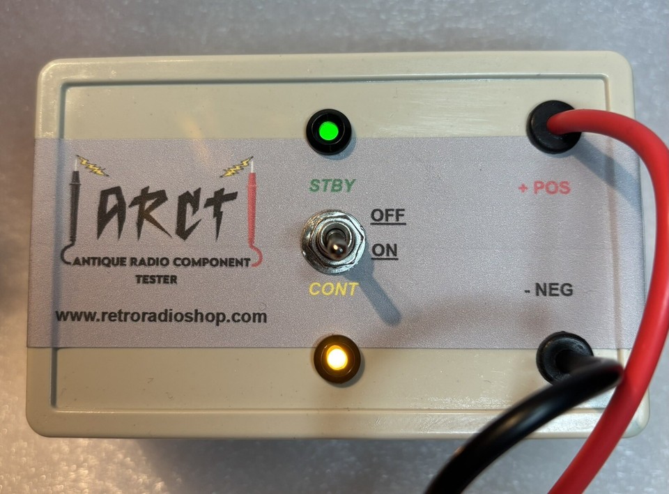 Antique Radio Component Tester (ARCT) Test Tubes, Capacitors And Much ...