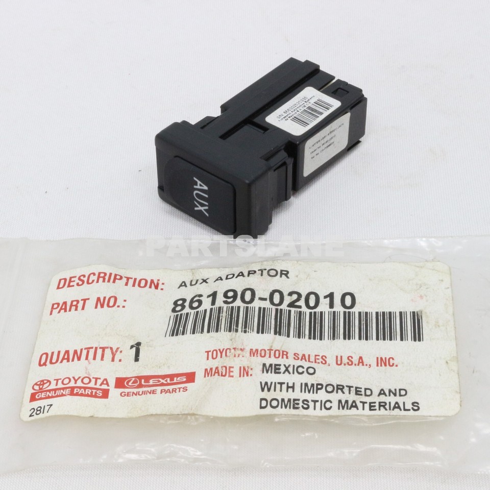 Toyota Tacoma Tundra Corolla Higlander Sienna OEM Aux Jack Audio 86190 ...