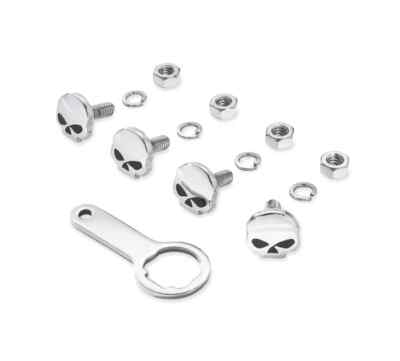 HARLEY-DAVIDSON SKULL WILLIE G LICENCE Plate HARDWARE SOFTAIL TOURING ...