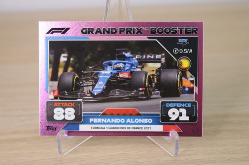 Fernando Alonso Pink Grand Prix Booster 2022 Topps | eBay