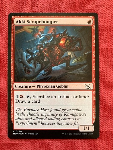 Carte Magic MTG L'invasion des machines - Akki Scrapchomper EN EX | eBay