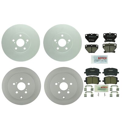 Bosch Front 274mm Rear 268mm Brake Kit Disc Rotors Ceramic Pads For ...