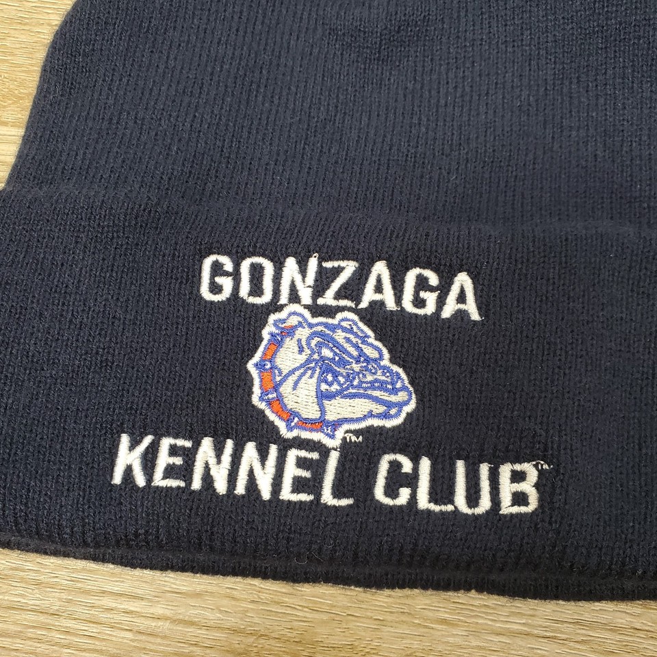 Vtg Gonzaga Bulldogs Cuffed Beanie GU Embroidered NCAA Kennel Club USA ...