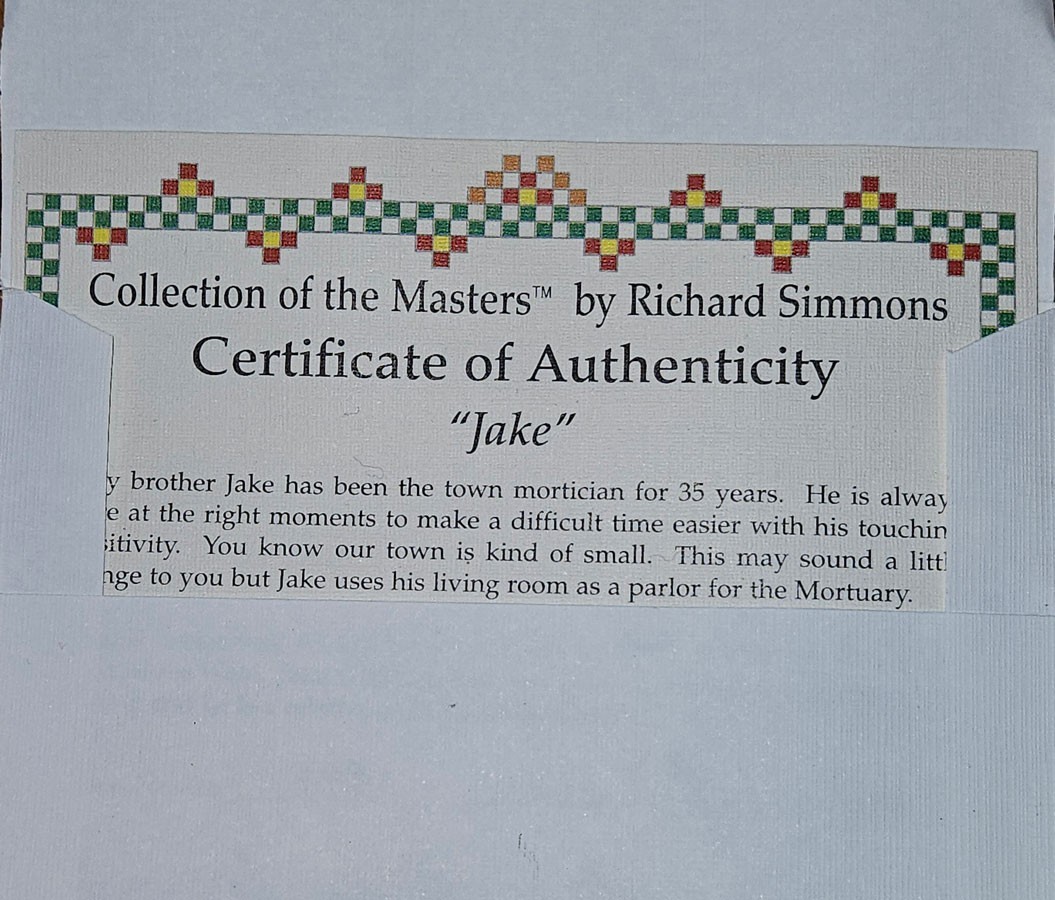 Jake Doll Nana's Family Richard Simmons 11" in Box w/ COA MIB | eBay