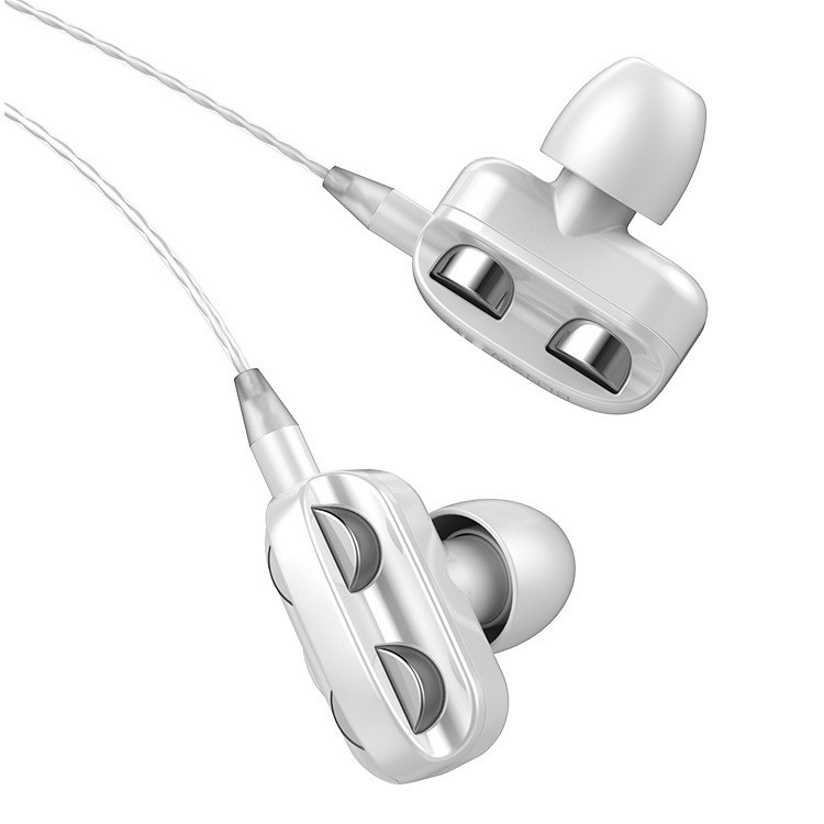 Ergonomic Sport In Ear Dual Driver Earphones with Enhanced Bass for ...