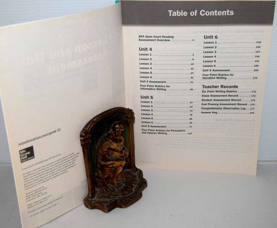 Open Court Reading Grade 5 Lesson & Unit Assessment BLM with Answer Key ...