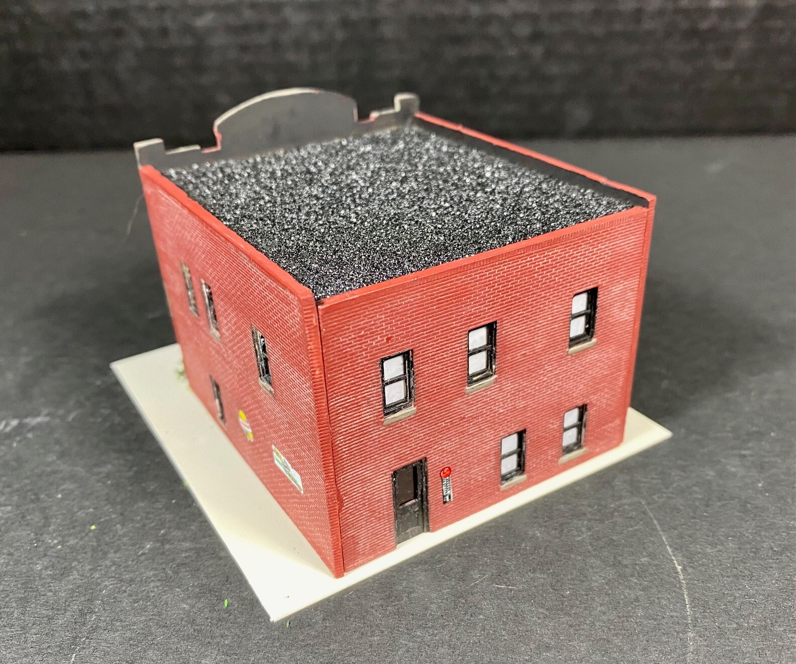 WOODLAND DPM KIT N SCALE MODEL RAILROAD BUILT BUILDING DESIGN TRAIN ...