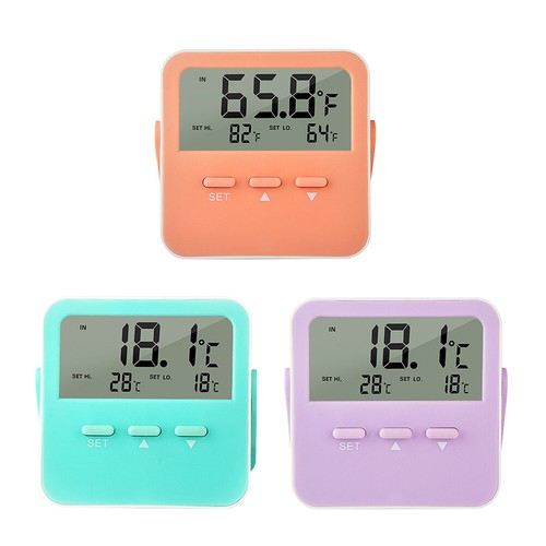 Digital Alarm Thermometer Practical Indoor/Outdoor Thermometer Humidity ...