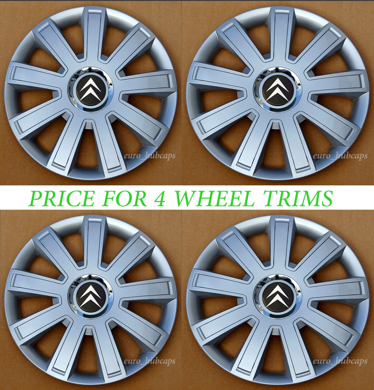 New 16" wheel trims to fit CITROEN C4 XSARA PICASSO C5 C8 DISPATCH ...