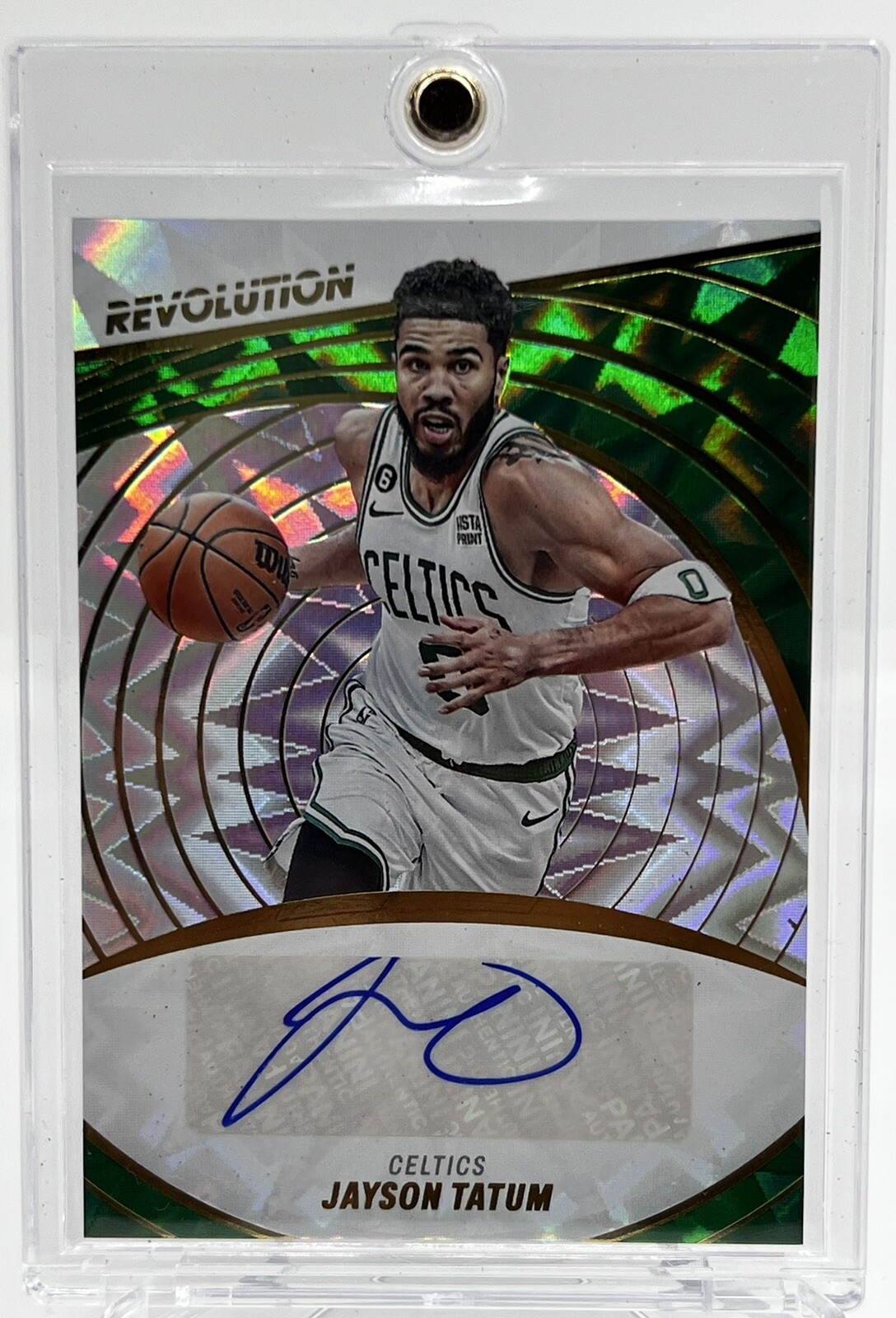 2022-23 Panini Revolution Jayson Tatum Auto Fractal 40/100 Boston ...