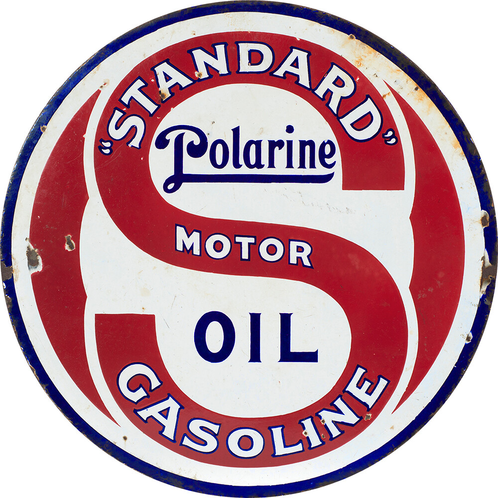 STANDARD GASOLINE ADVERTISING METAL SIGN | eBay