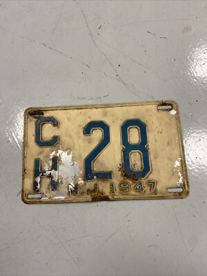 Vintage license plate and literature | eBay