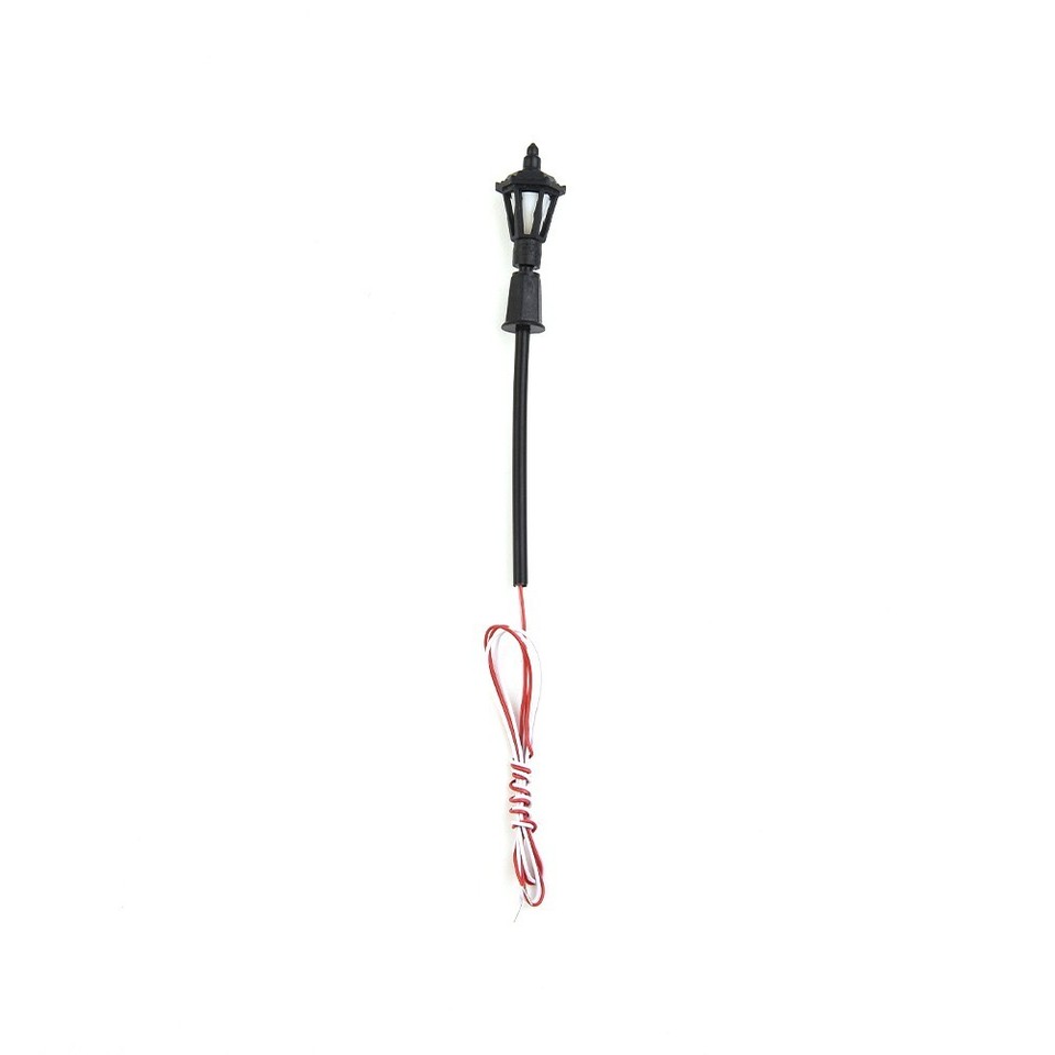 20x HO/OO Scale LED Street Light Model Train Railroad Station Yard Lamp ...