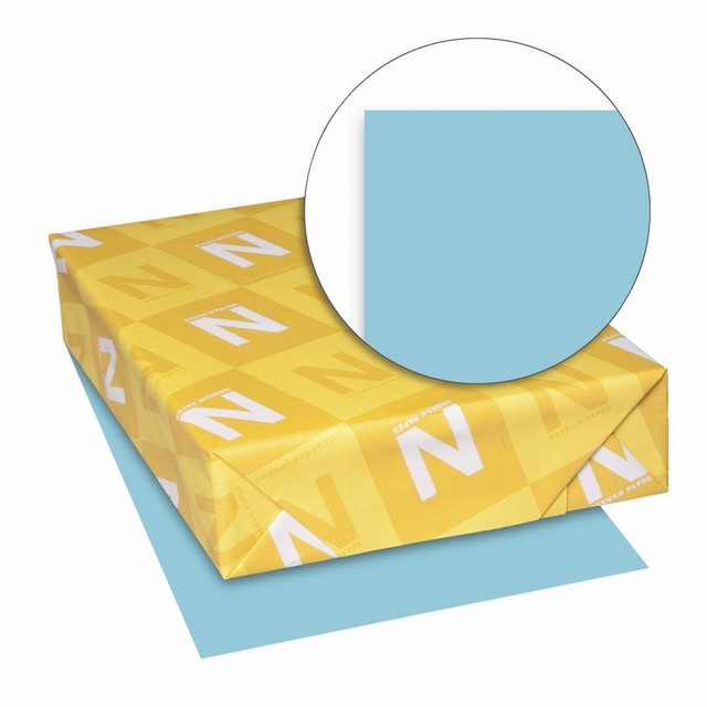 Neenah Exact Brights Paper 8 1-2 X 11 Bright Blue 20lb 500 Sheets for ...
