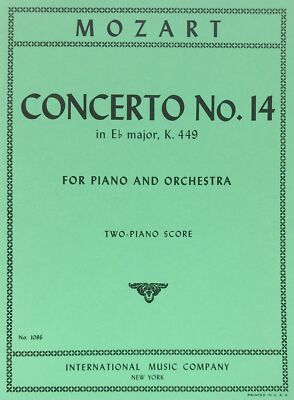 Concerto No 14 Eb major K 449 Piano, Orchestra-International Music ...