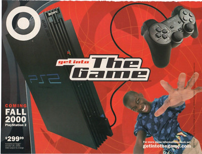 2000 Video Game Promo PRINT AD ART - SONY PLAYSTATION 2 PS2 FAT CONSOLE ...
